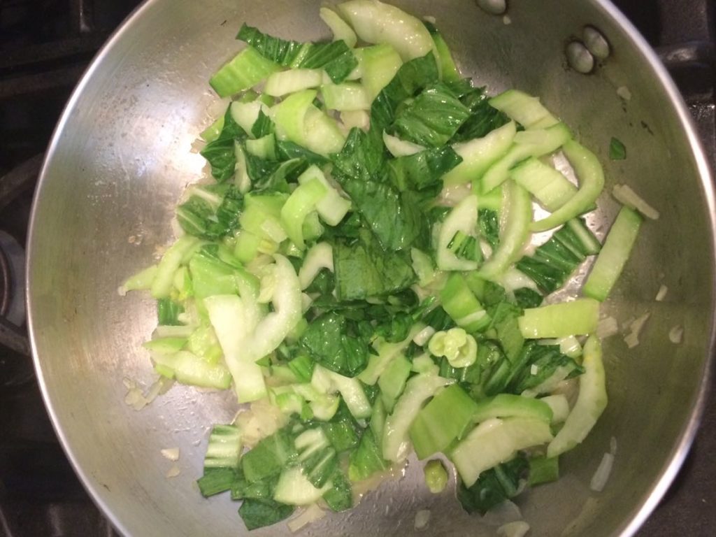 Recipe - Pork with baby bok choy and sweet potato - Going beyond coping